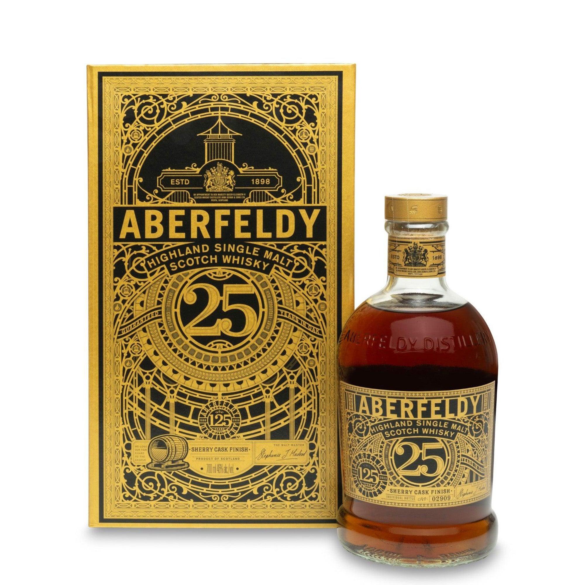 Aberfeldy 25 Year Old (125th Anniversary Release) Highland Single Malt ...