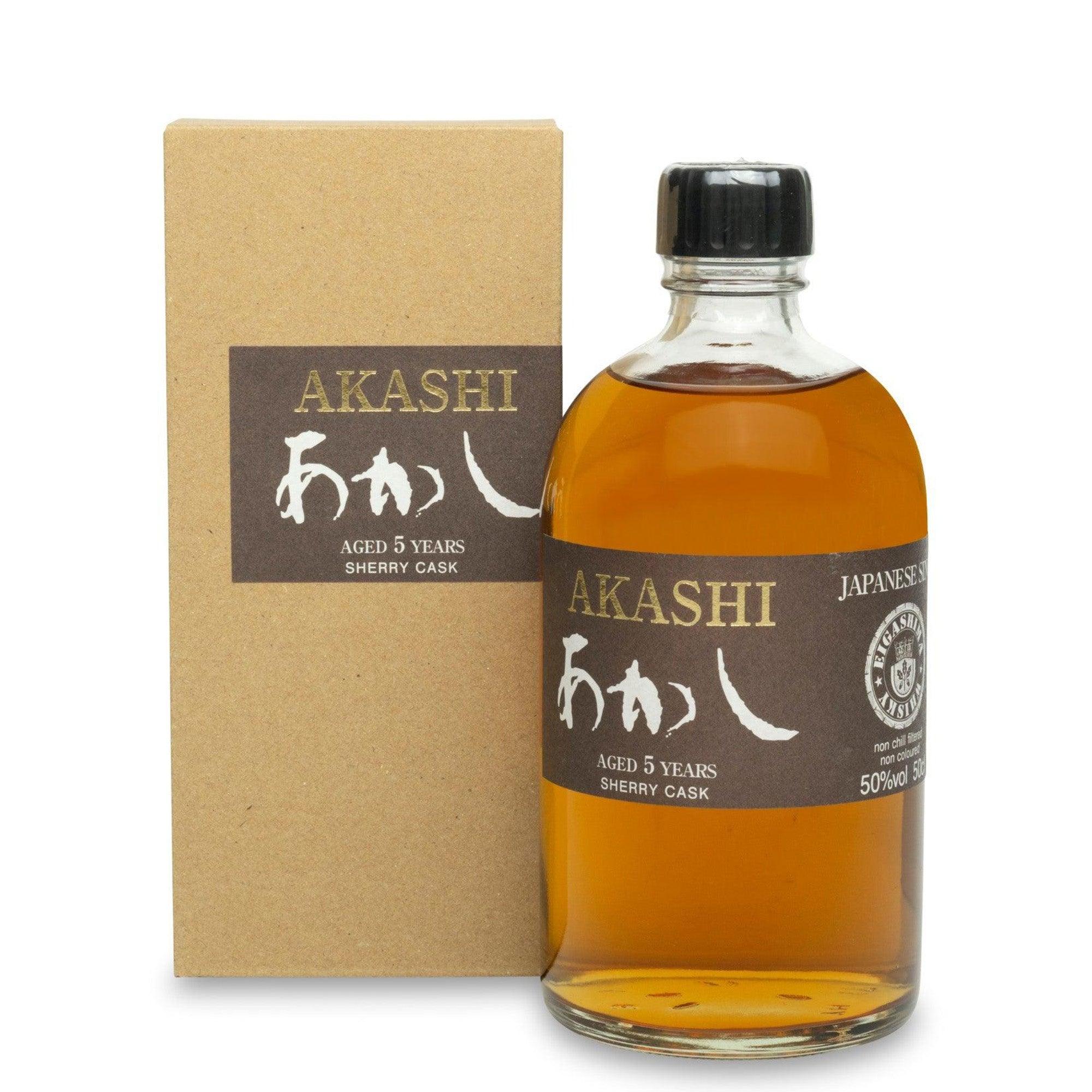 Akashi 5 Year Old Sherry Cask Japanese Single Malt Whisky – JPHA