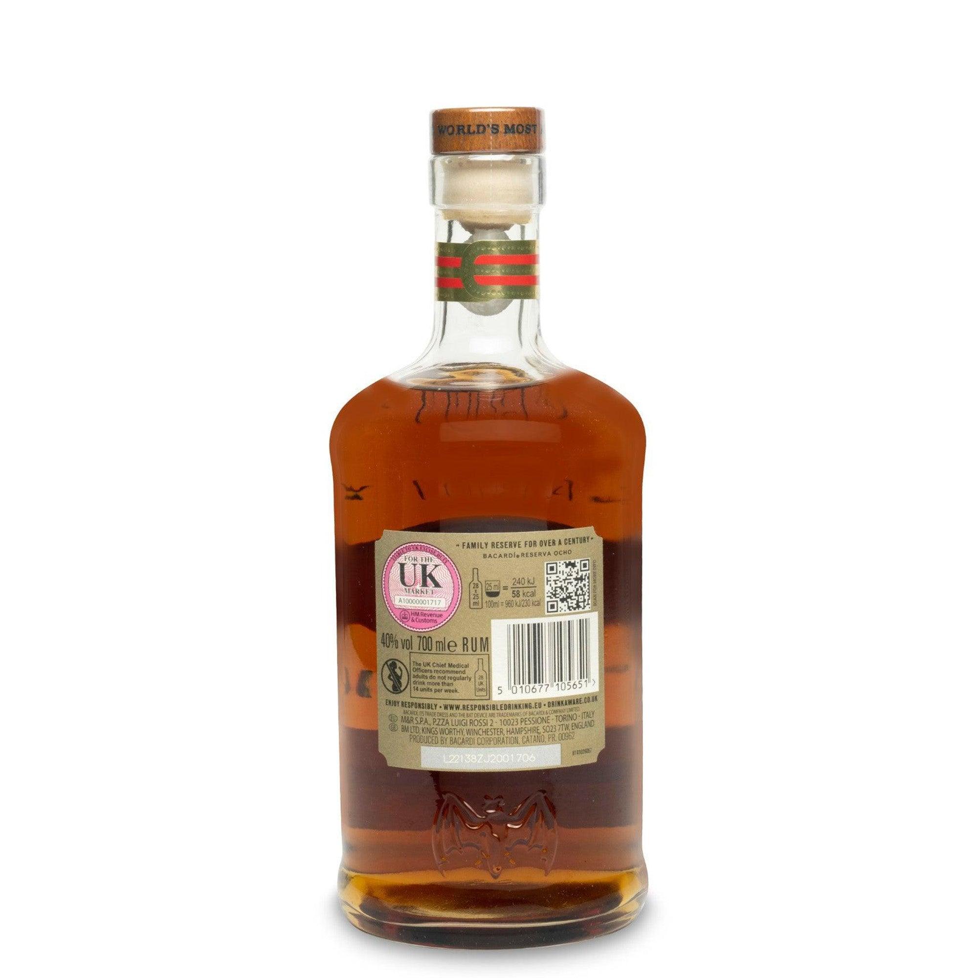 Bacardi 8 Year Old Reserva Ocho Rum – JPHA