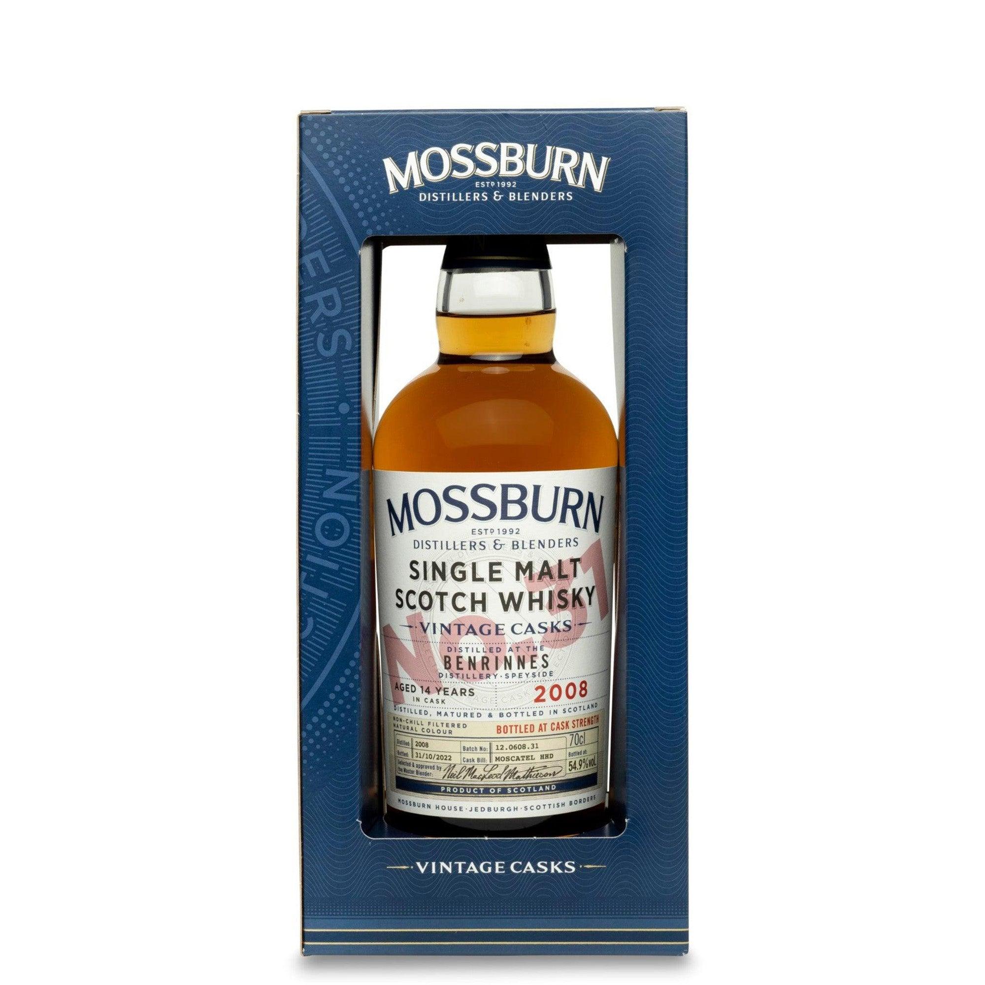 Benrinnes 14 Year Old 2008 (Mossburn) Speyside Single Malt Scotch ...
