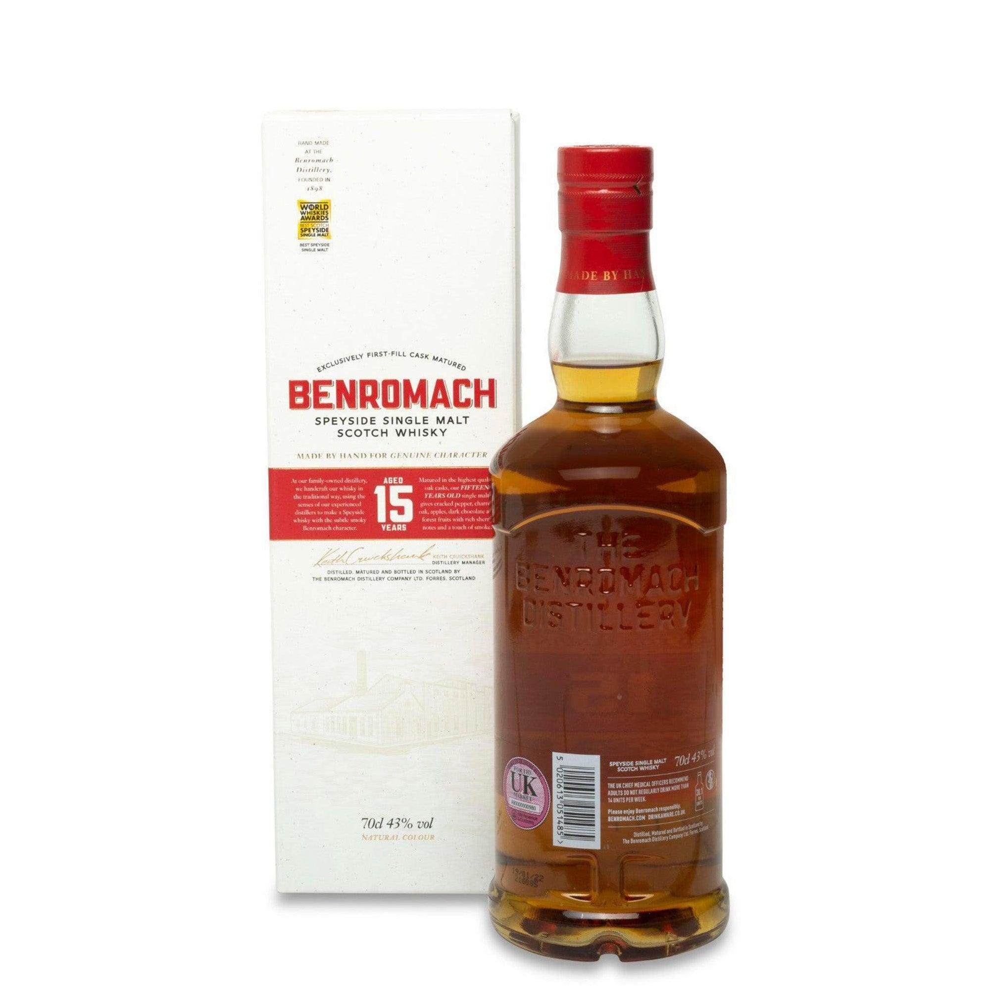Benromach 15 Year Old Speyside Single Malt Scotch Whisky – JPHA