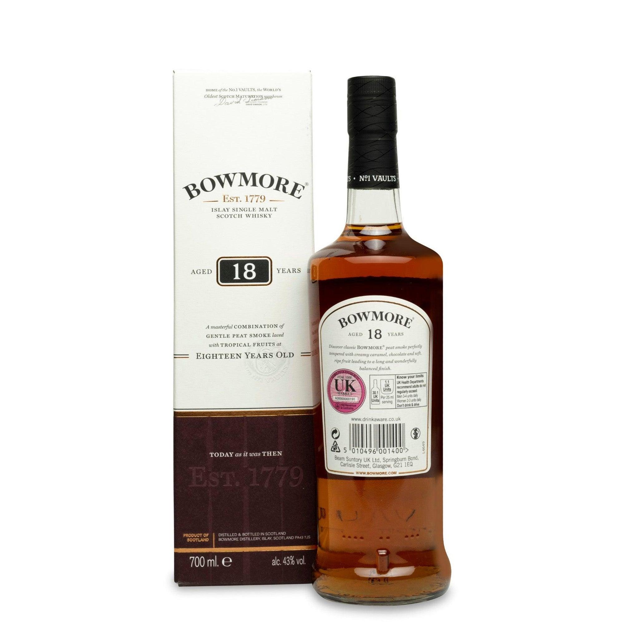 Bowmore 18 Year Old Islay Single Malt Scotch Whisky – JPHA