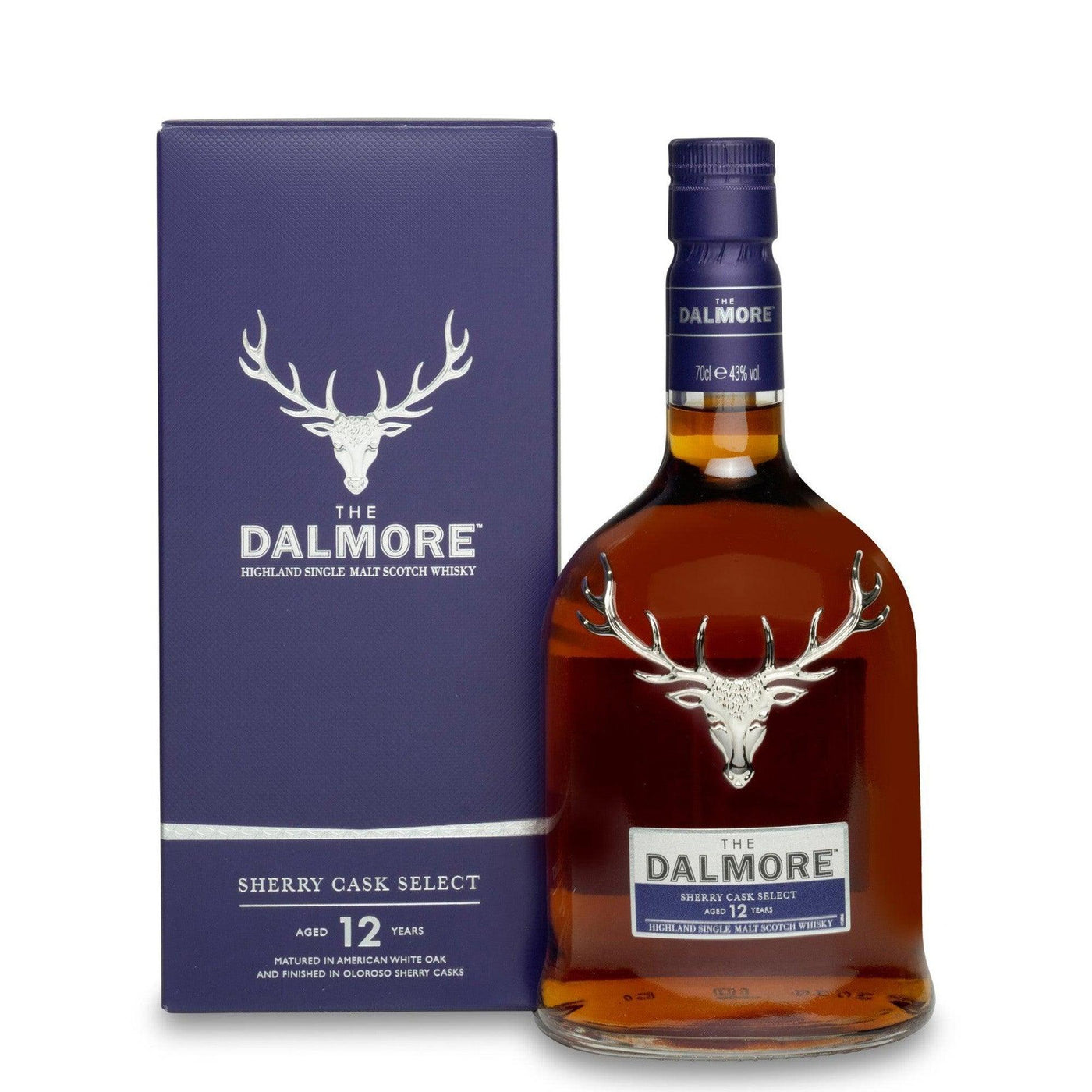 Dalmore 12 Year Old Sherry Cask Select Highland Single Malt Scotch ...