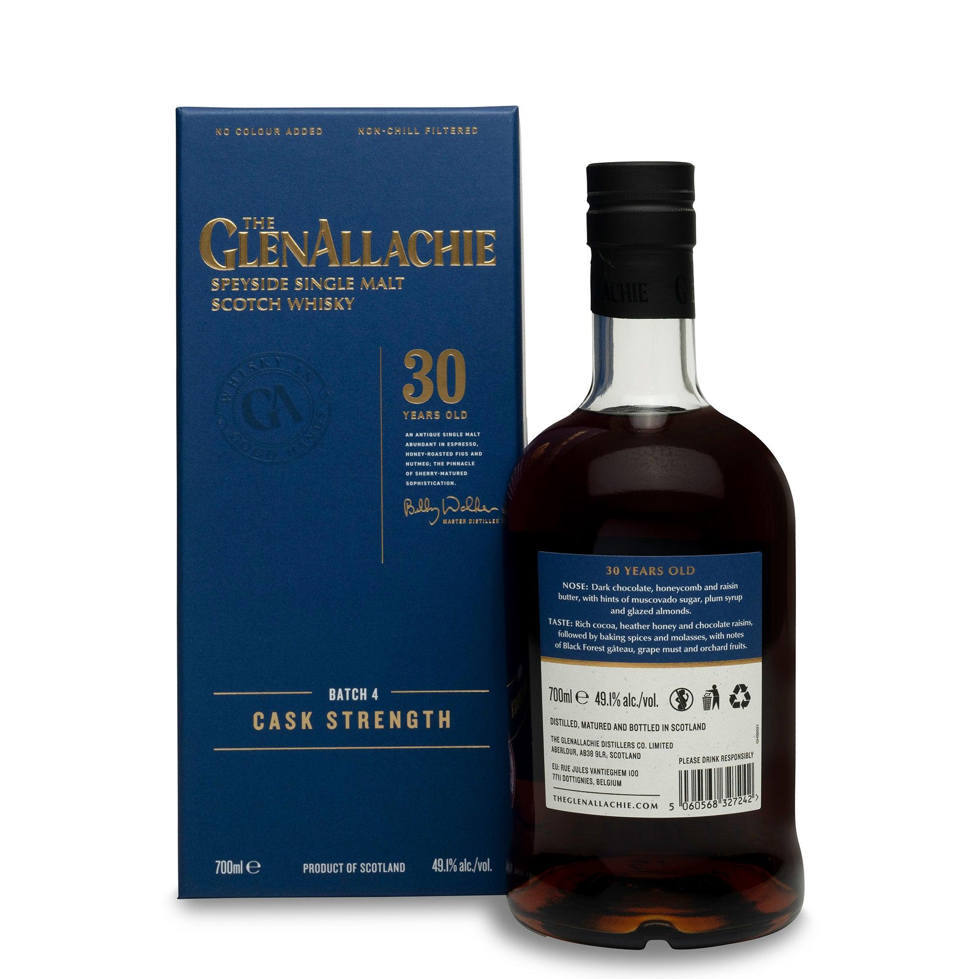 GlenAllachie 30 Year Old (Batch 4) Speyside Single Malt Scotch Whisky – JPHA