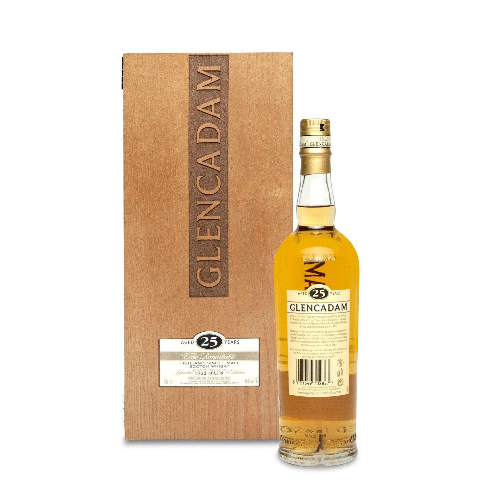 Glencadam 25 Year Old Highland Single Malt Scotch Whisky – JPHA