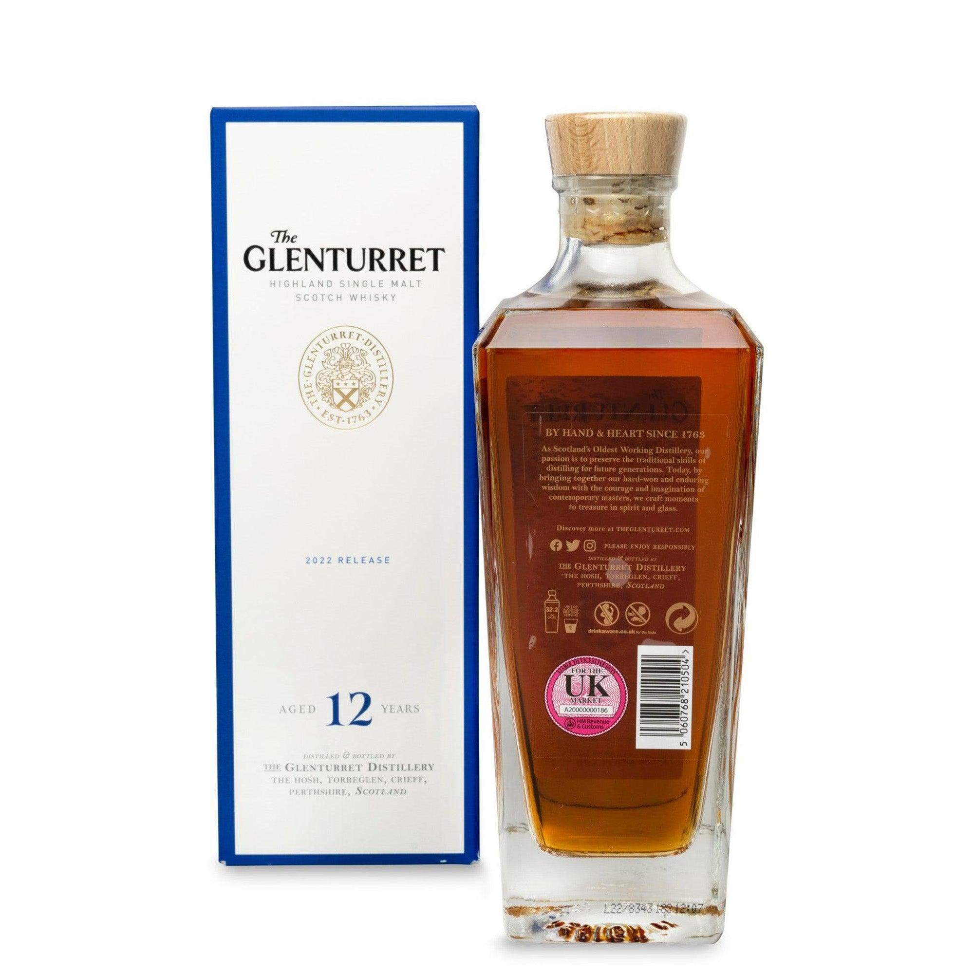 Glenturret 12 Year Old (2022 Release) Highland Single Malt Scotch ...