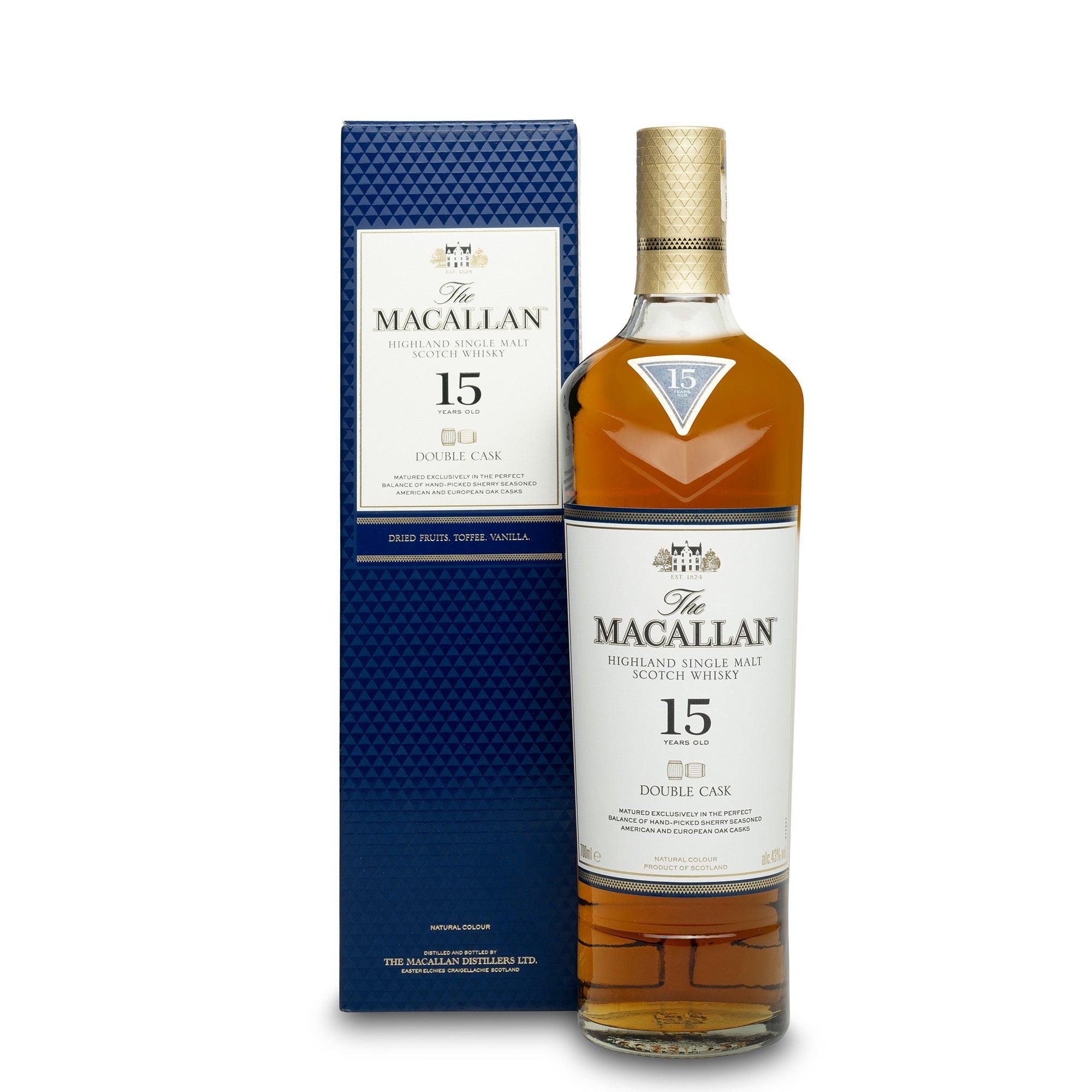 Macallan 15 Year Old Double Cask Speyside Single Malt Scotch Whisky – JPHA