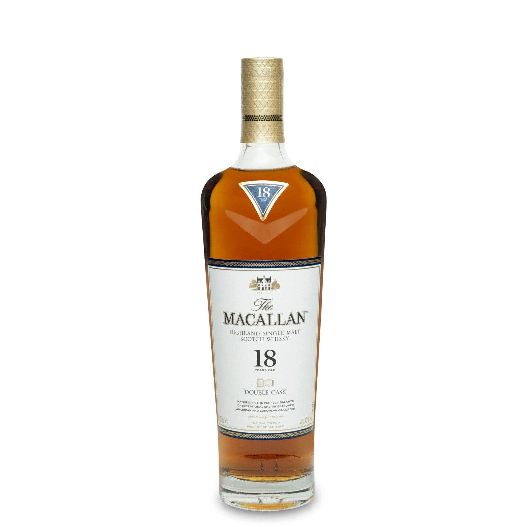 Macallan 18 Year Old Double Cask (2023 Release) Speyside Single Malt Scotch Whisky – JPHA
