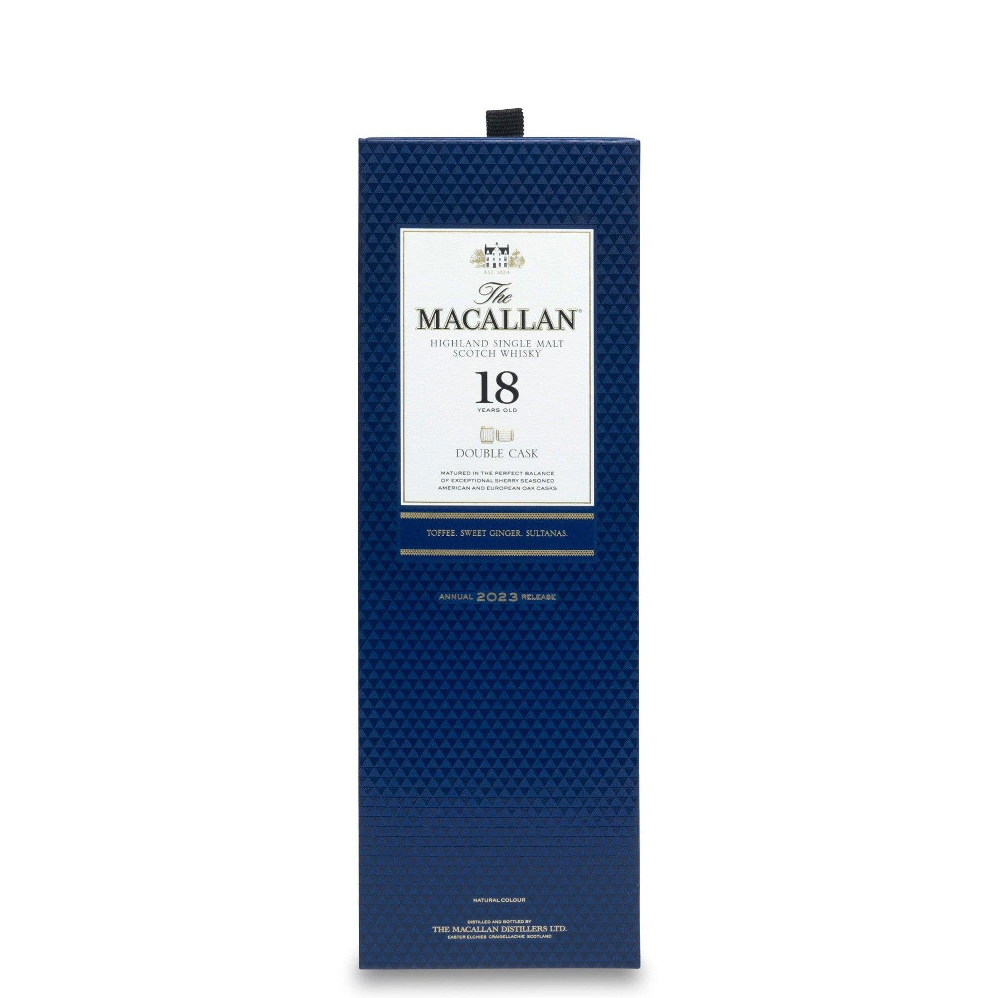 Macallan 18 Year Old Double Cask (2023 Release) Speyside Single Malt Scotch Whisky – JPHA