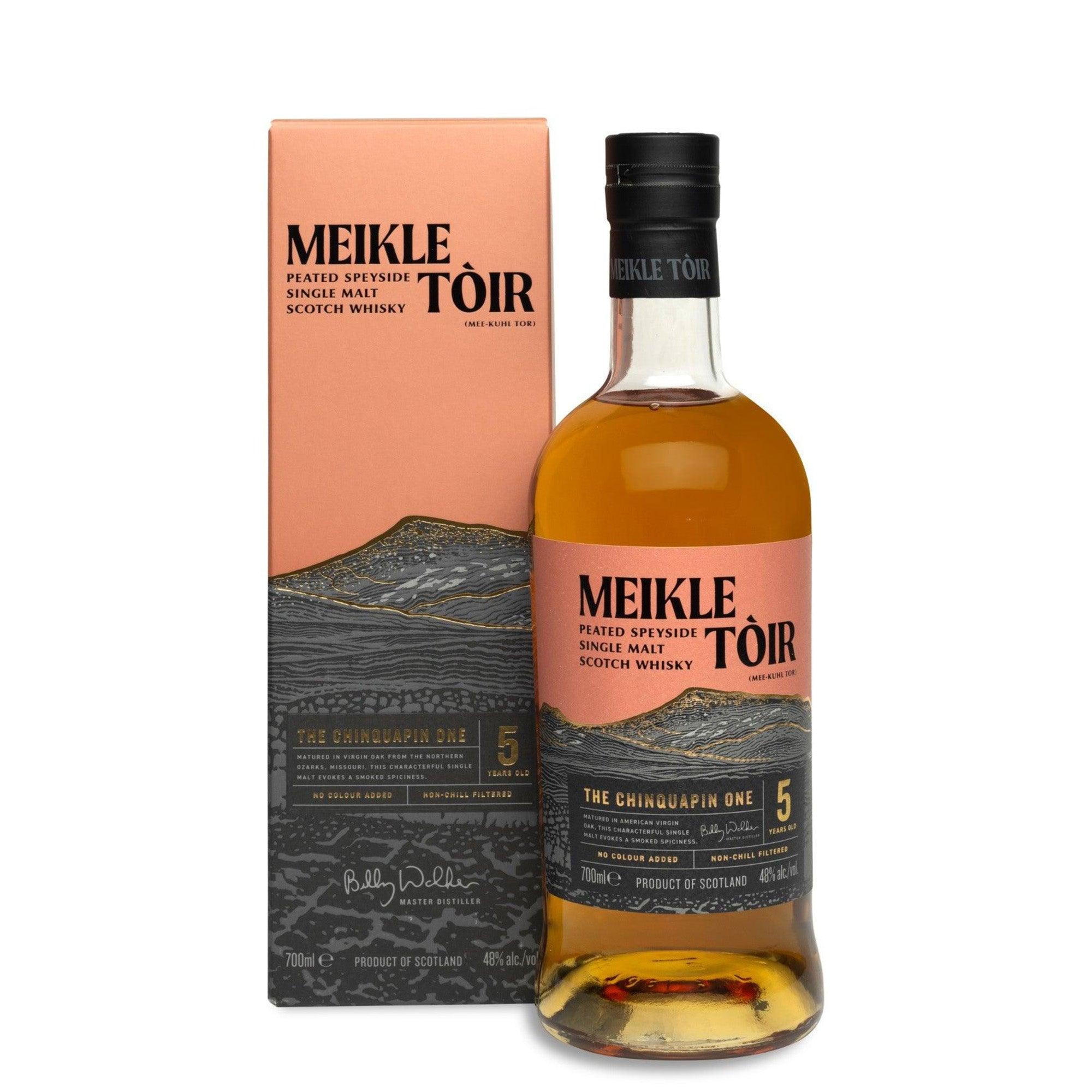 Meikle Toir 5 Year Old The Chinquapin Speyside Single Malt Scotch ...