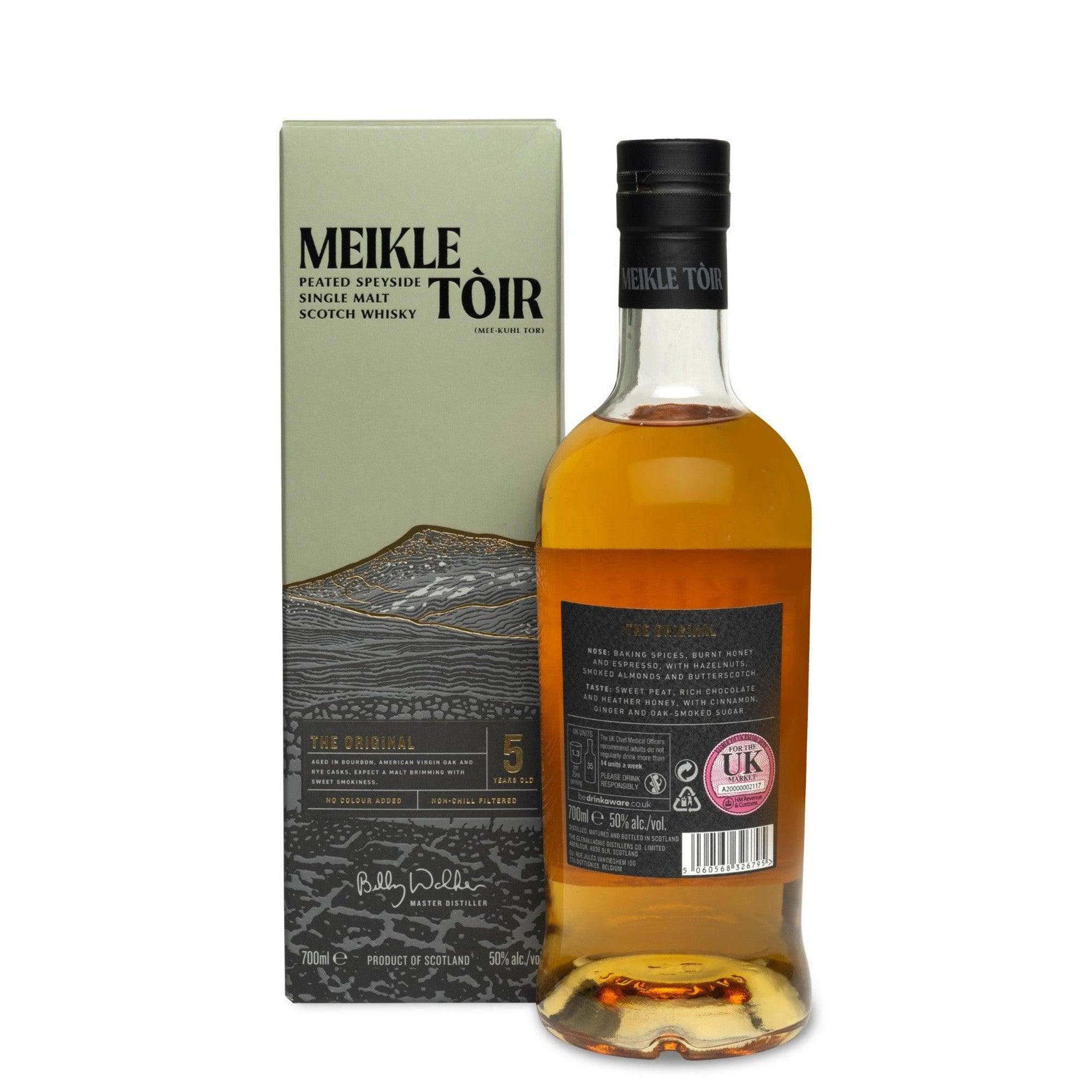 Meikle Toir 5 Year Old The Original Speyside Single Malt Scotch Whisky ...