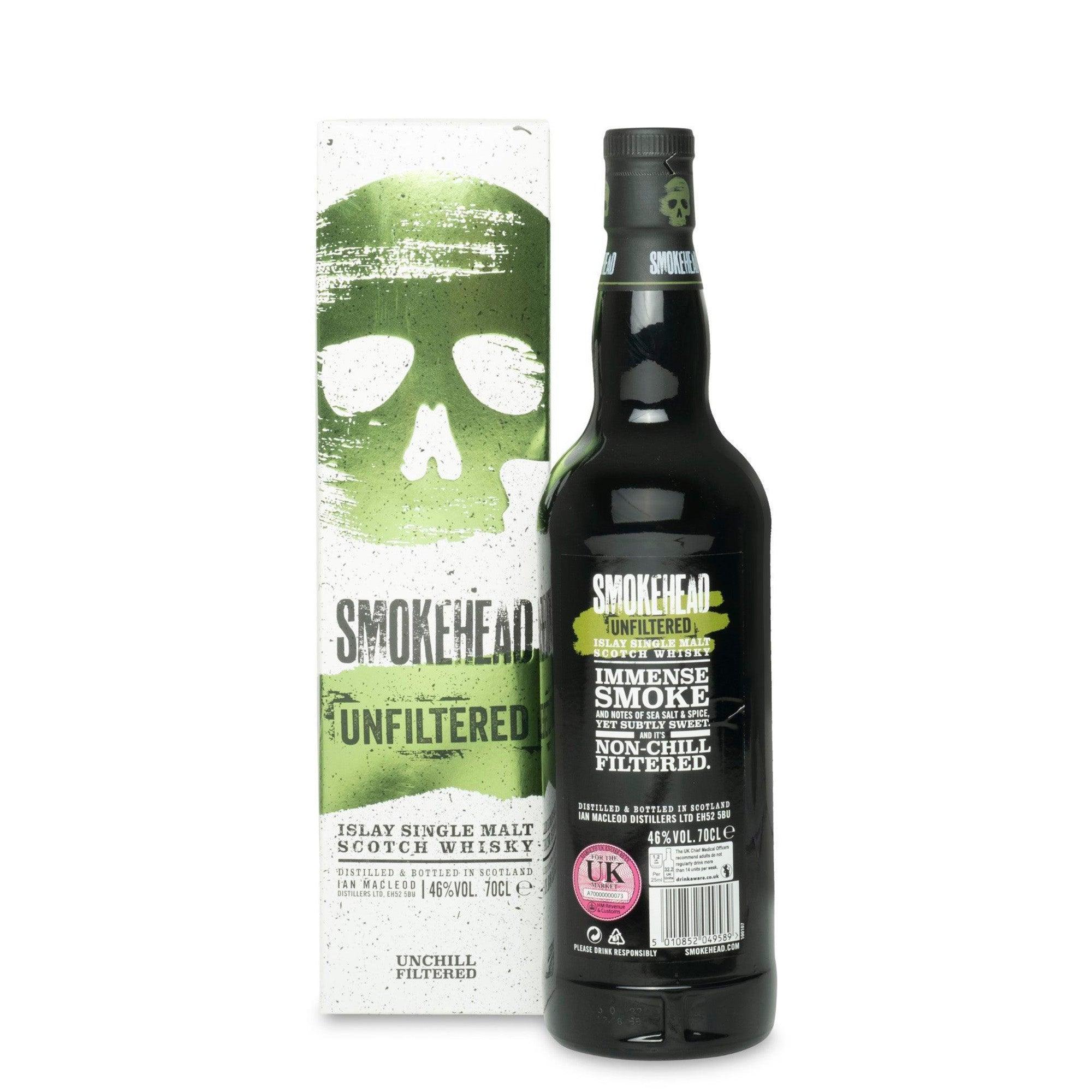 Smokehead Unfiltered Islay Single Malt Scotch Whisky – JPHA