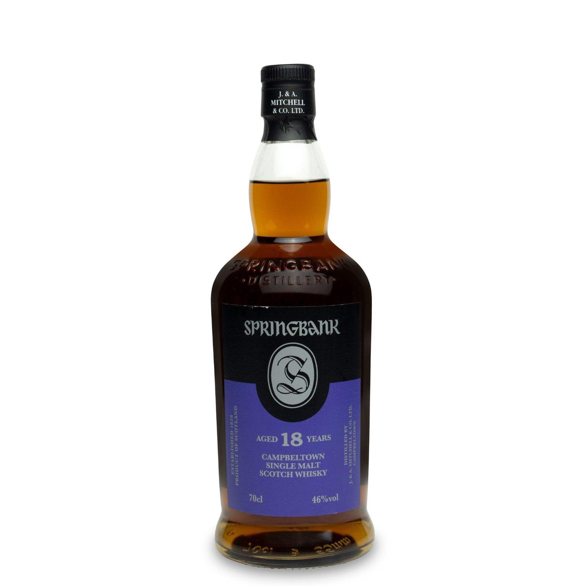 Springbank 18 Year Old Campbeltown Single Malt Scotch Whisky – JPHA
