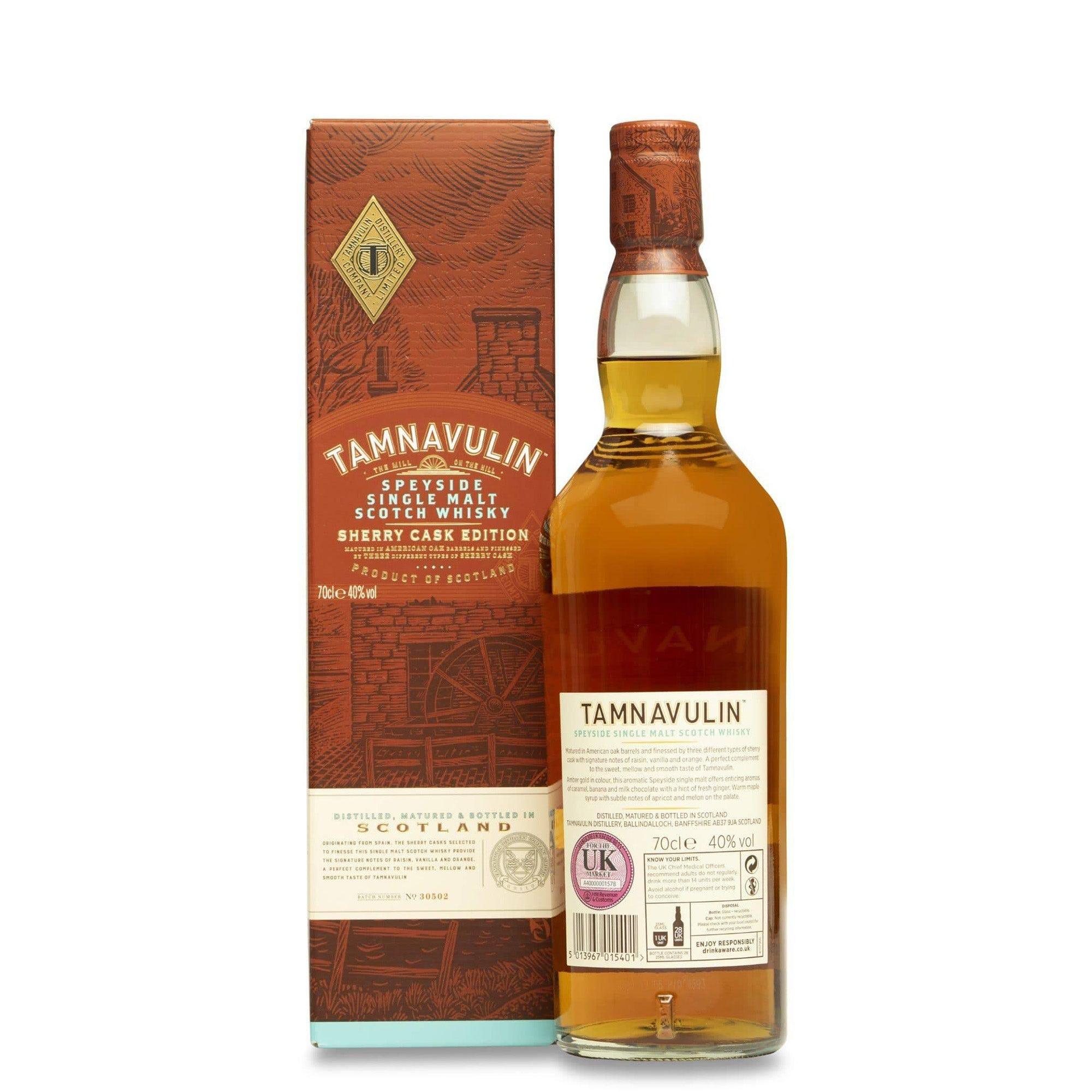 Tamnavulin Sherry Cask Edition Speyside Single Malt Scotch Whisky – JPHA